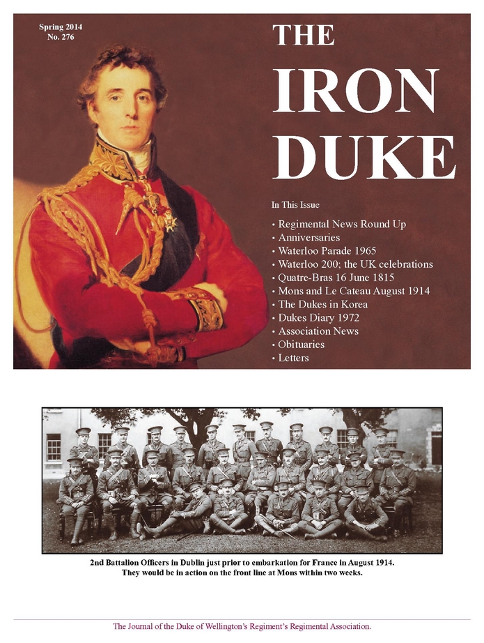 New Editor for the Iron Duke Journal - The Duke of Wellington's ...